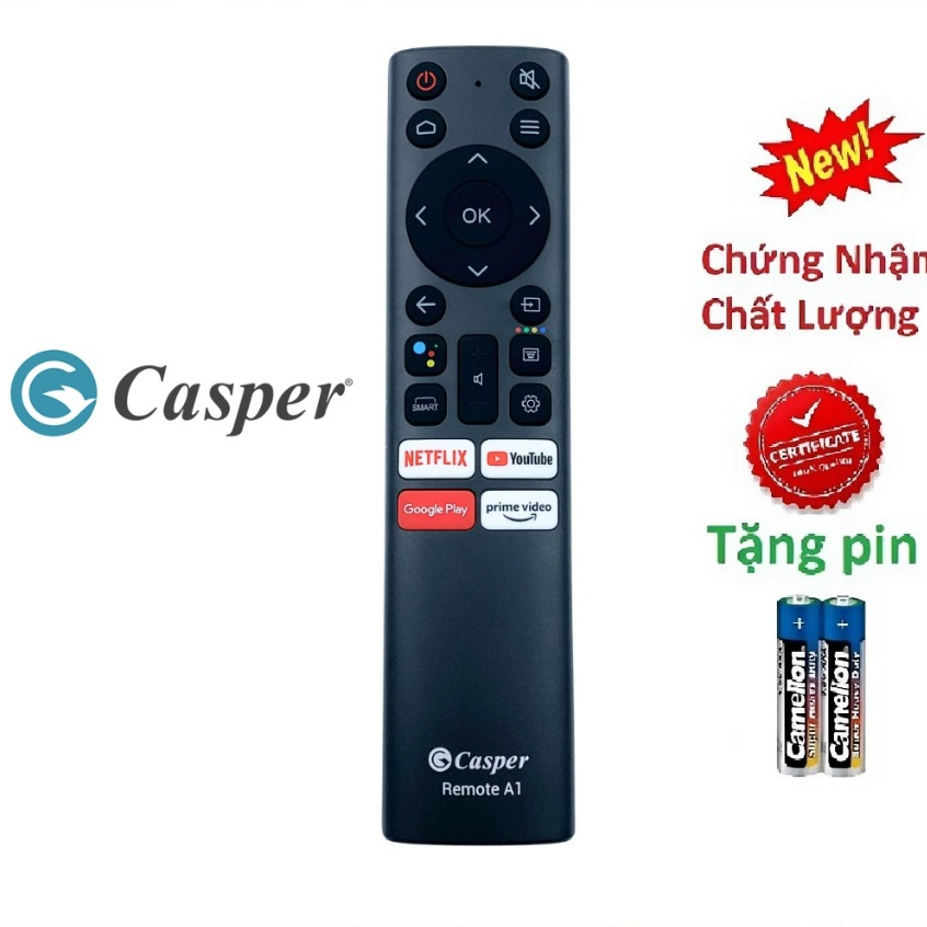 Remote điều khiển tivi Smart Tivi Casper 32 inch 32HG5200 có giọng nói | Shopee Việt Nam