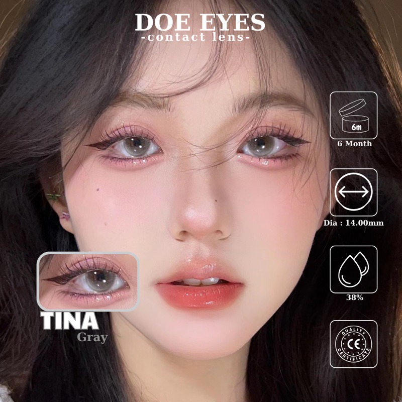 TINA GRAY - Kính áp tròng DOE EYES - 1 CHIẾC - có độ 1-7.0 | Shopee ...