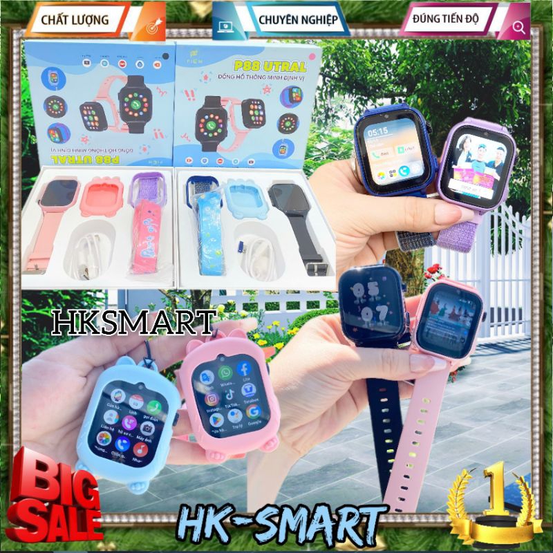 [ ViSmart ] Đồng hồ thông minh P88 Android, 4G + wifi CHplay Tải Game ...