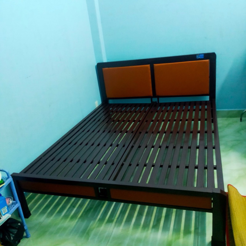Giường khung hộp 4x8 cao cấp - 1m4x2m - bảo hành 2 năm -freeship hcm ...