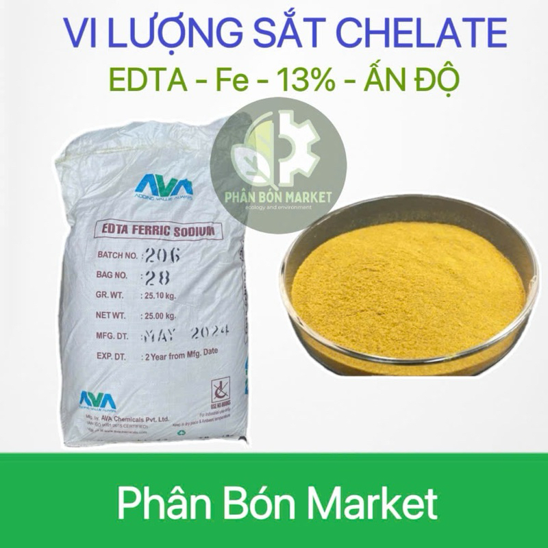 1kg Chelate Sắt - EDTA-Fe- ẤN ĐỘ | Shopee Việt Nam