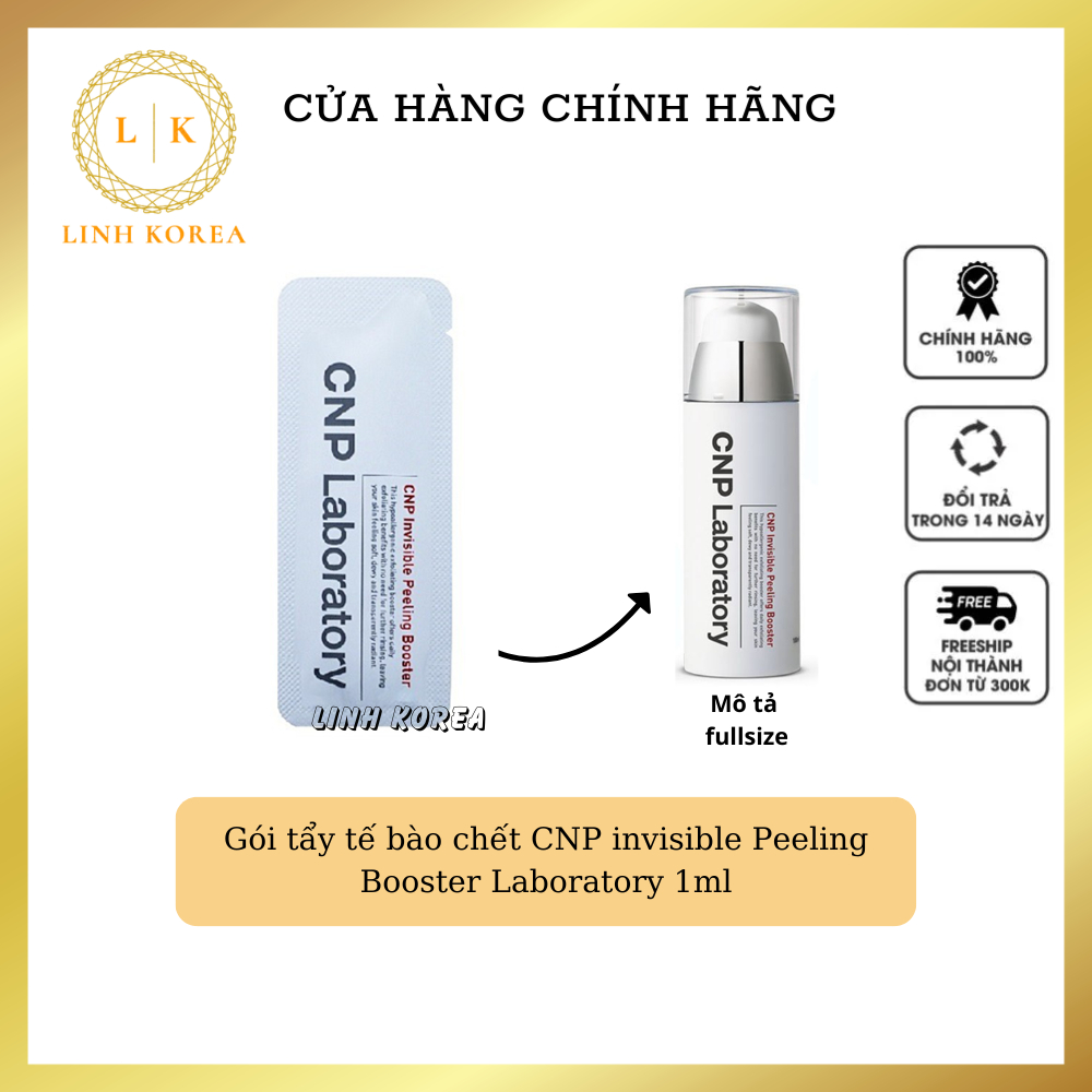 Gói tẩy tế bào chết CNP invisible Peeling Booster Laboratory 1ml ...