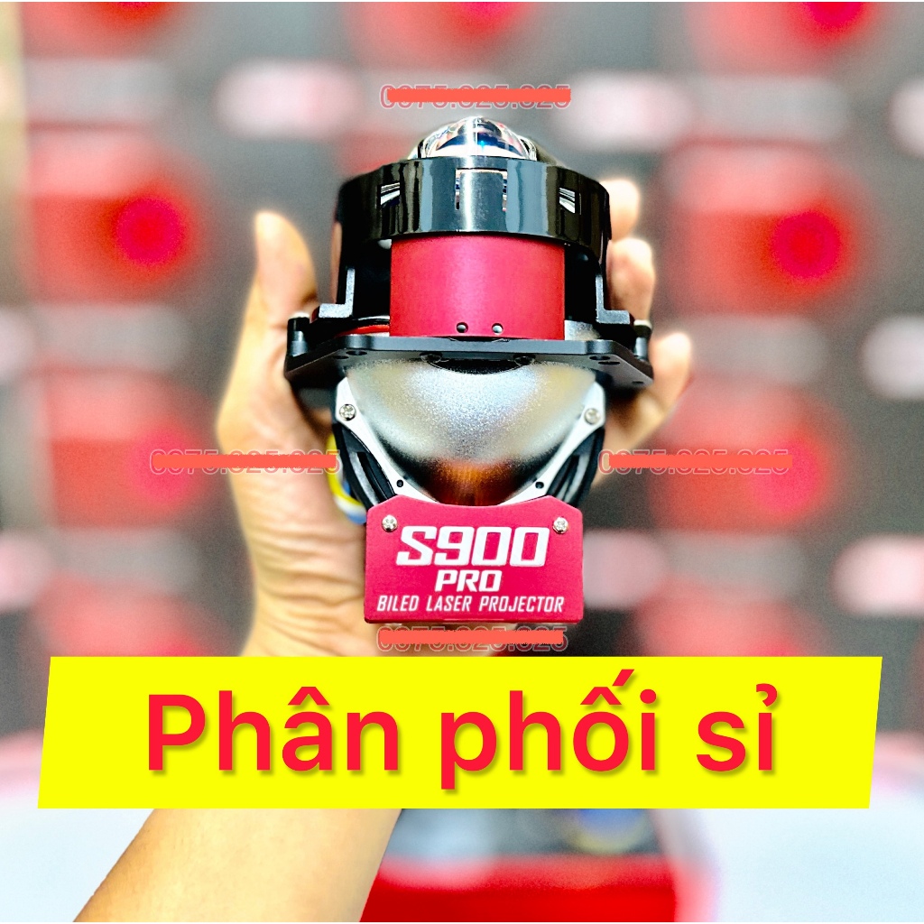Bi-led laser Kenzo S900 pro 100W và S900 80W - gương cầu led xe máy ...