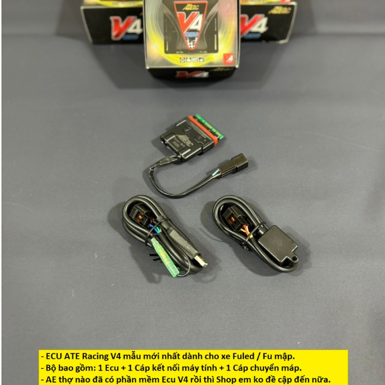 Ecu ATE Racing V4 mẫu mới nhất dành cho xe Fuled / Fu mập | Shopee Việt Nam