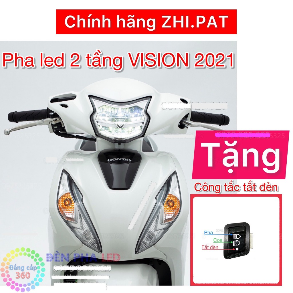 [ZHIPAT] - đèn Pha led 2 tầng Vision 2024 2023 2022 2021 - chính hãng ...