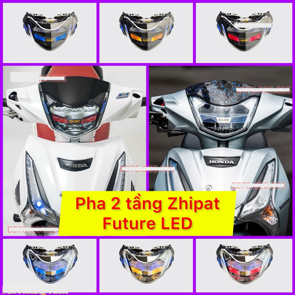 [CHÍNH HÃNG] Chóa Đèn Pha led 2 tầng Future 125 FI 2020 2021 2022 2023 ...