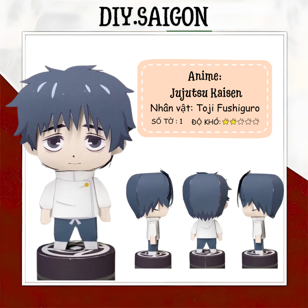 [Jujutsu Kaisen] - Mô hình giấy Anime Chibi Yuta Okkotsu | Shopee Việt Nam