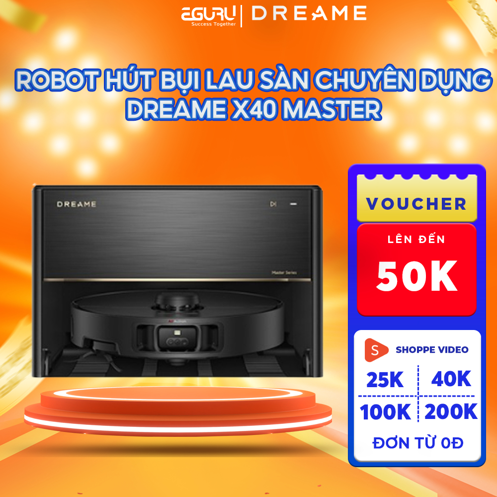 Robot hút bụi lau sàn chuyên dụng Dreame X40 Master - Bản quốc tế - Bảo hành 24 tháng | Shopee ...
