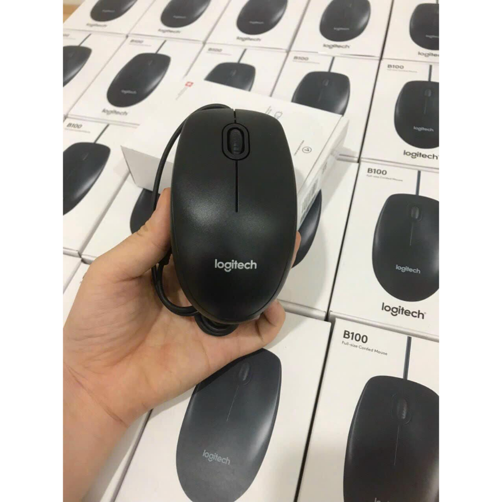 Combo Bộ Phím Chuột Logitech K120 + B100 có dây USB văn phòng - Mới Bền ...