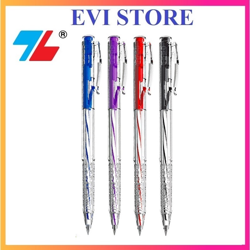 [Hàng chính hãng] Set 5 bút bi Thiên Long TL-027 / TL027 ngòi 0.5mm ...