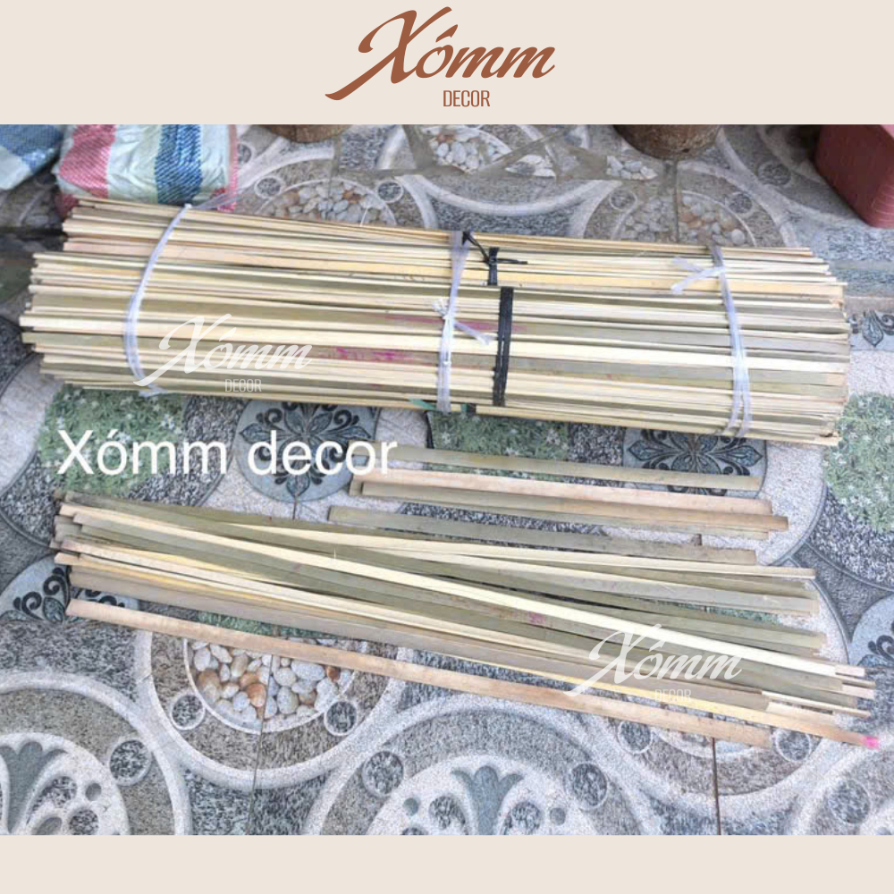 1kg thanh tre dẹt, nan tre, que cắm hoa , trang trí decor | Shopee Việt Nam
