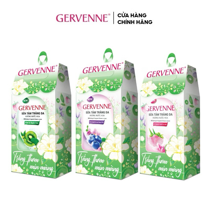 (Hộp Quà) Hộp quà sữa tắm Gervenne 450g | Shopee Việt Nam