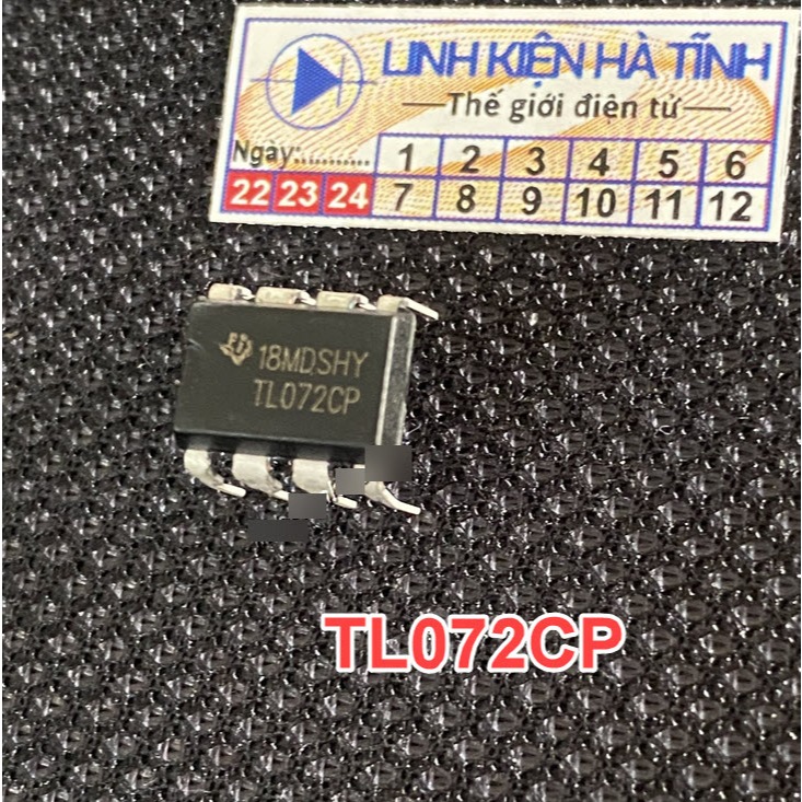 túi 6 con IC TL072 072 TL072CN DIP-8 chân cắm | Shopee Việt Nam
