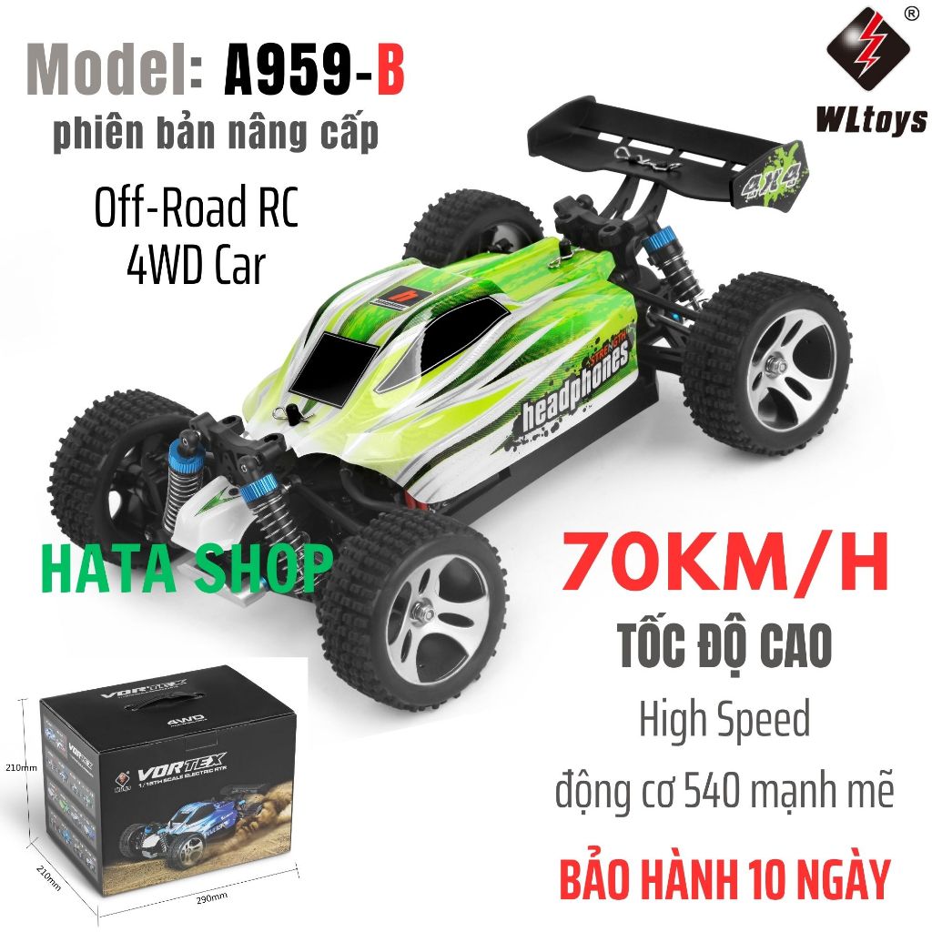 WLtoys A959B Xe Đua Điều Khiển Bản Nâng Cấp Tốc Độ Cao 70km/h High ...