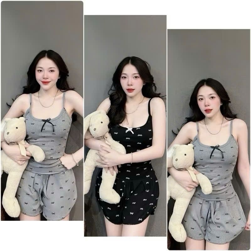 Đồ bộ mặc nhà ,set đồ bộ nữ pijama chất thun co giãn form 40-58kg | Shopee Việt Nam