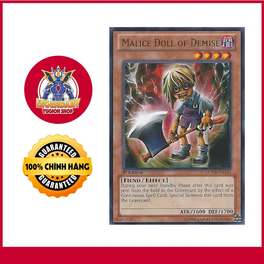[Thẻ Bài Yugioh Chính Hãng] Malice doll of Demise | Shopee Việt Nam
