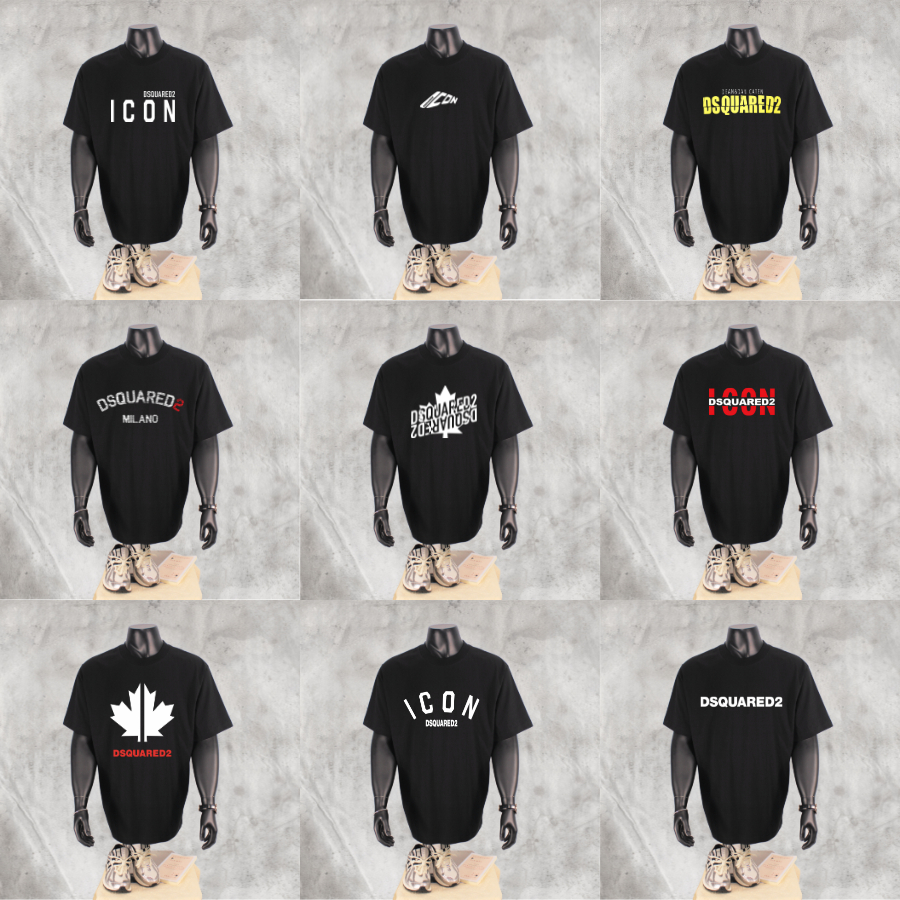 Áo Thun Dsquared2 Full 9 Mẫu, Tee DSQ2 - Form Oversize, Cotton 100%, Co ...