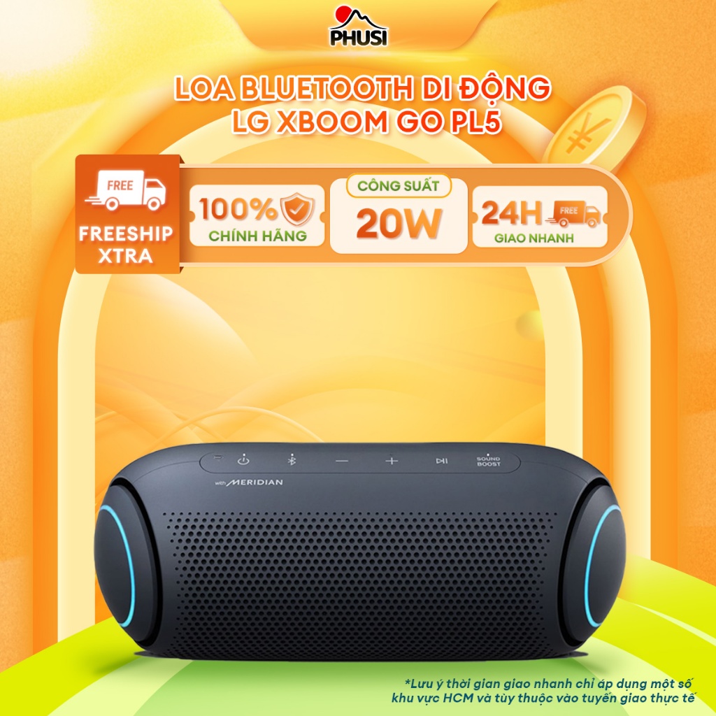 Loa Bluetooth Di Động LG XBOOM Go PL5 - Hàng Chính Hãng - Màu Xanh Đen ...