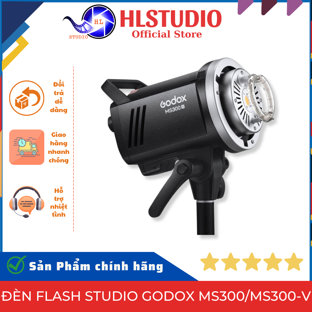 Đèn Flash Studio Godox MS300/MS300-V HL Studio 300W – Công Suất Mạnh Mẽ ...