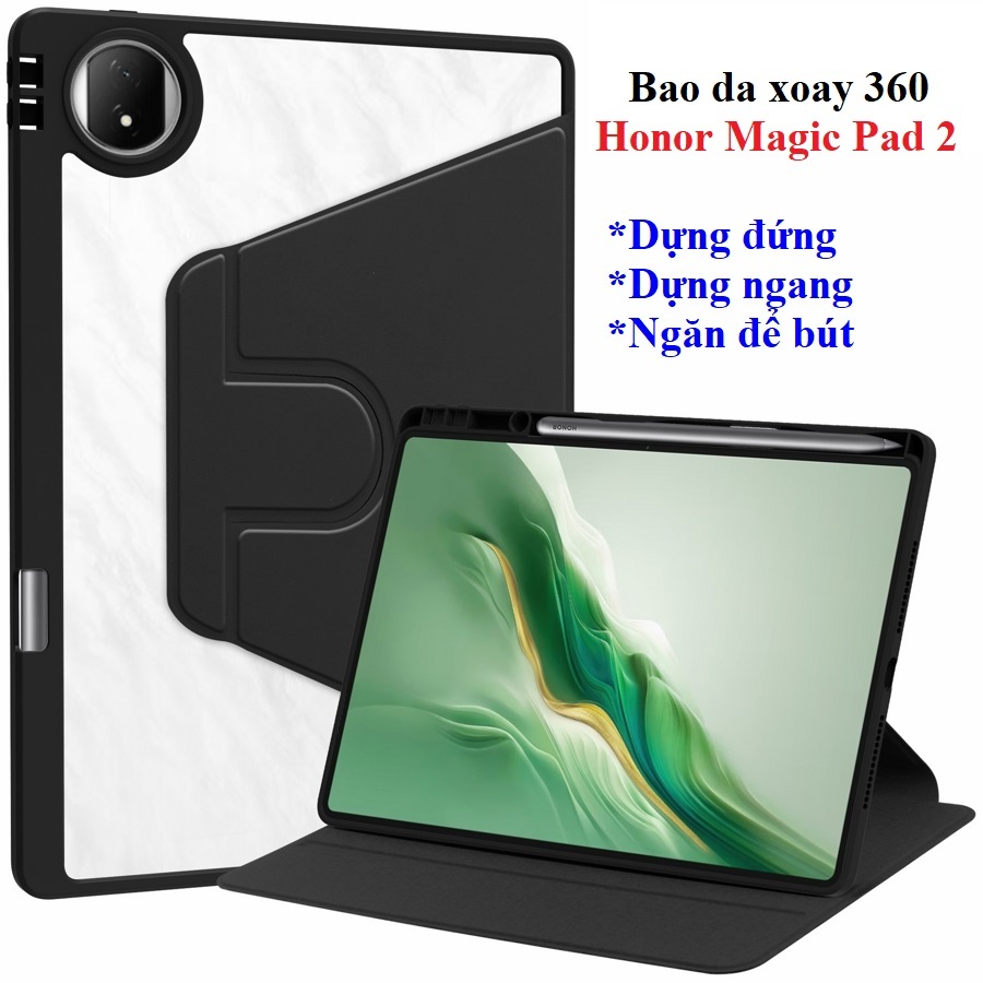 Bao da Honor Magic Pad 2 - GT PRO cao cấp xoay 360 độ | Shopee Việt Nam