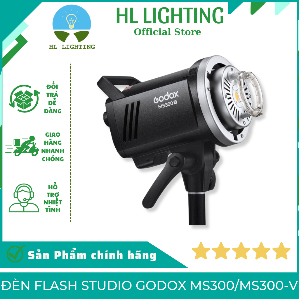 Đèn Flash Studio Godox MS300/MS300-V HL Lighting 300W – Công Suất Mạnh ...