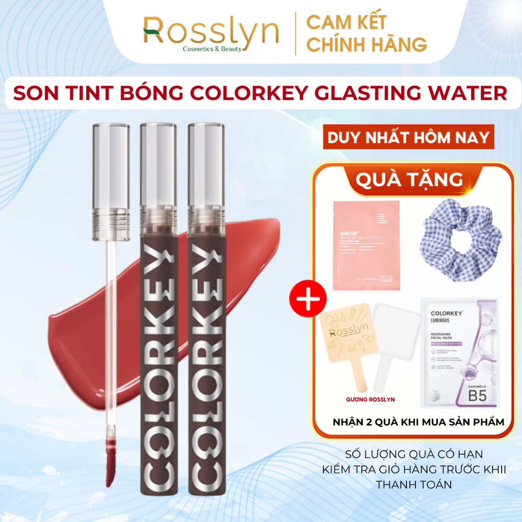 [MUA 1 TẶNG 2] COLORKEY Son tint bóng Colorkey dạng lỏng lâu trôi ...