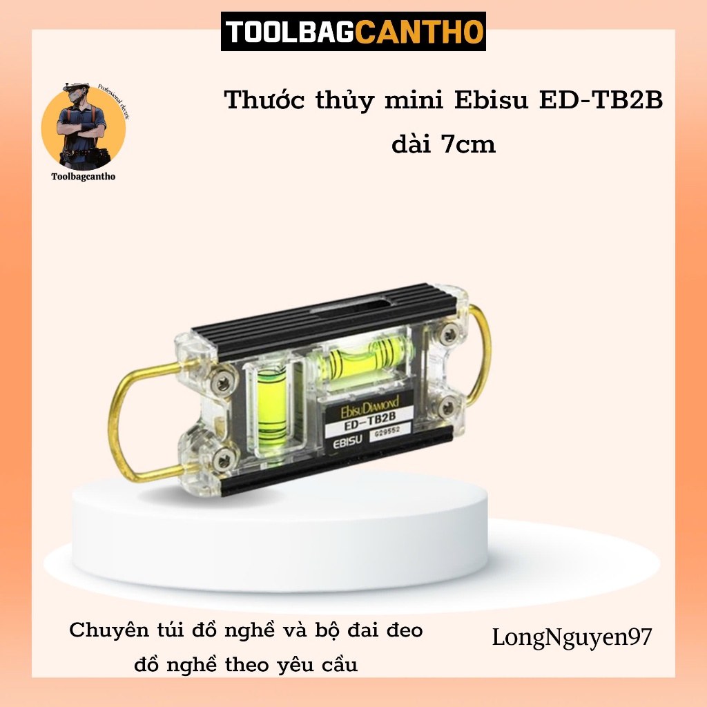 Thước thủy mini Ebisu ED-TB2B dài 7cm | Shopee Việt Nam