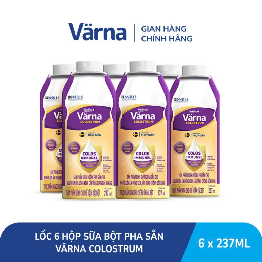Lốc 6 chai 237ml Sữa Bột Pha Sẵn Varna Diabetes/ Complete/ Elite ...