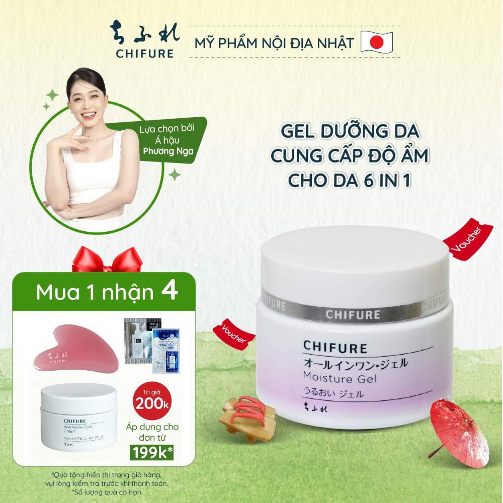 Gel dưỡng da Chifure Moisture Gel giúp cung cấp độ ẩm cho da 6 in 1 | Shopee Việt Nam
