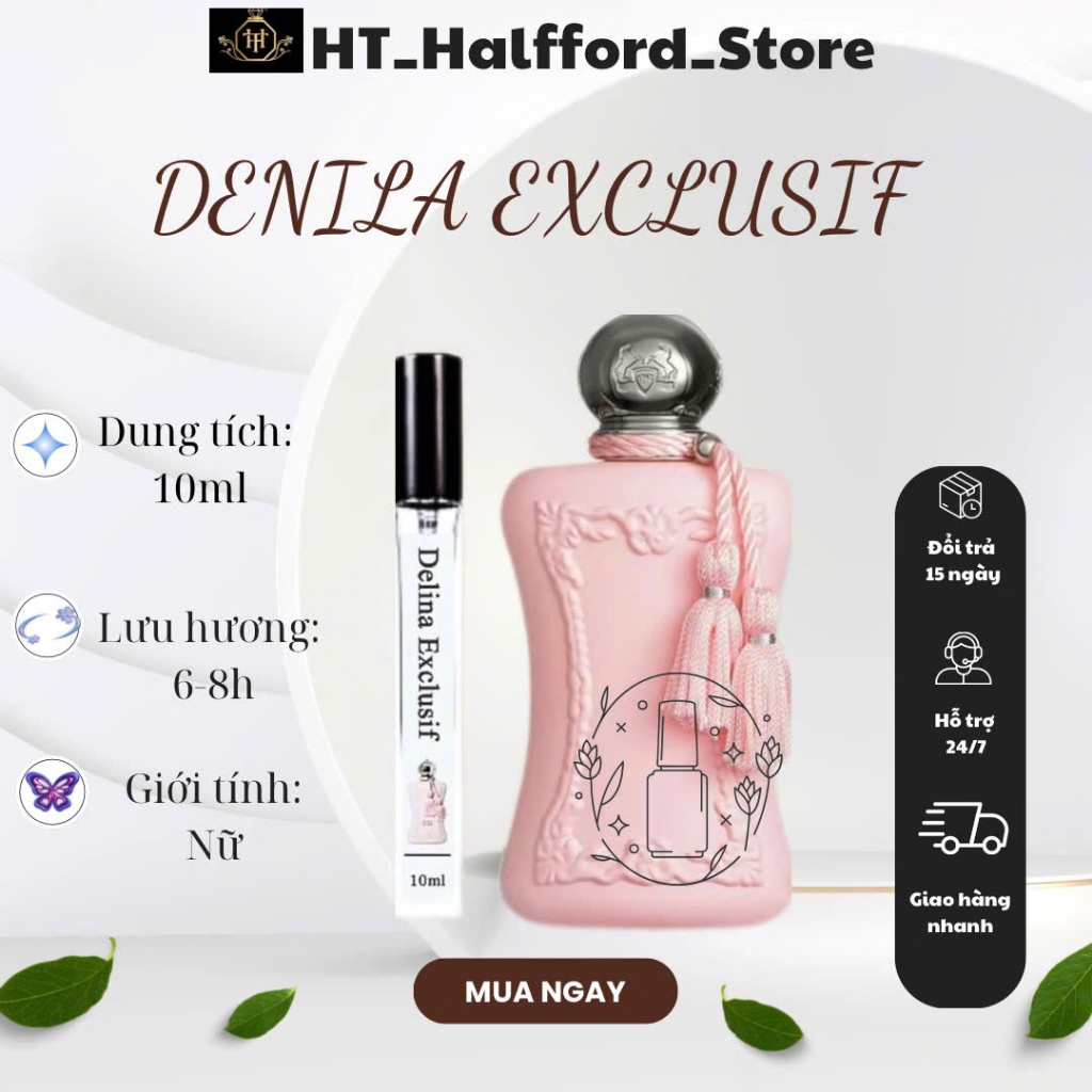 Nước Hoa Nữ Delina Exclusif Chính Hãng tiểu thư, kiêu kỳ chai chiết ...