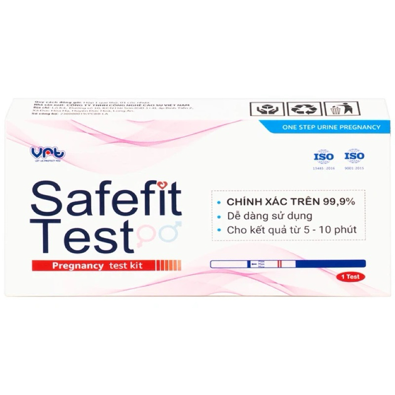 Que thử thai nhanh chính xác Safefit Test - test thử thai chuẩn hai ...