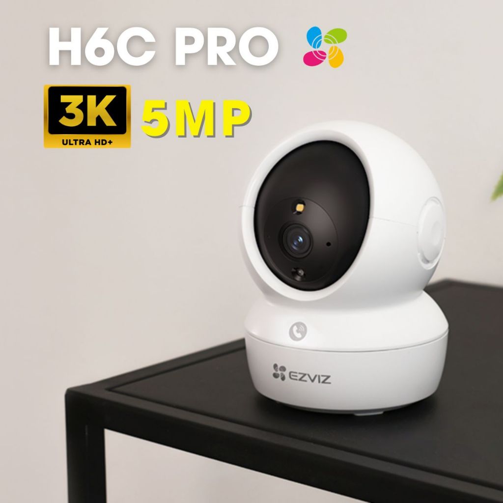 Camera wifi Ezviz, xoay 360 độ H6C Pro 4MP 5MP 2K 3K siêu nét, đàm thoại 2 chiều (BH 2 năm ...