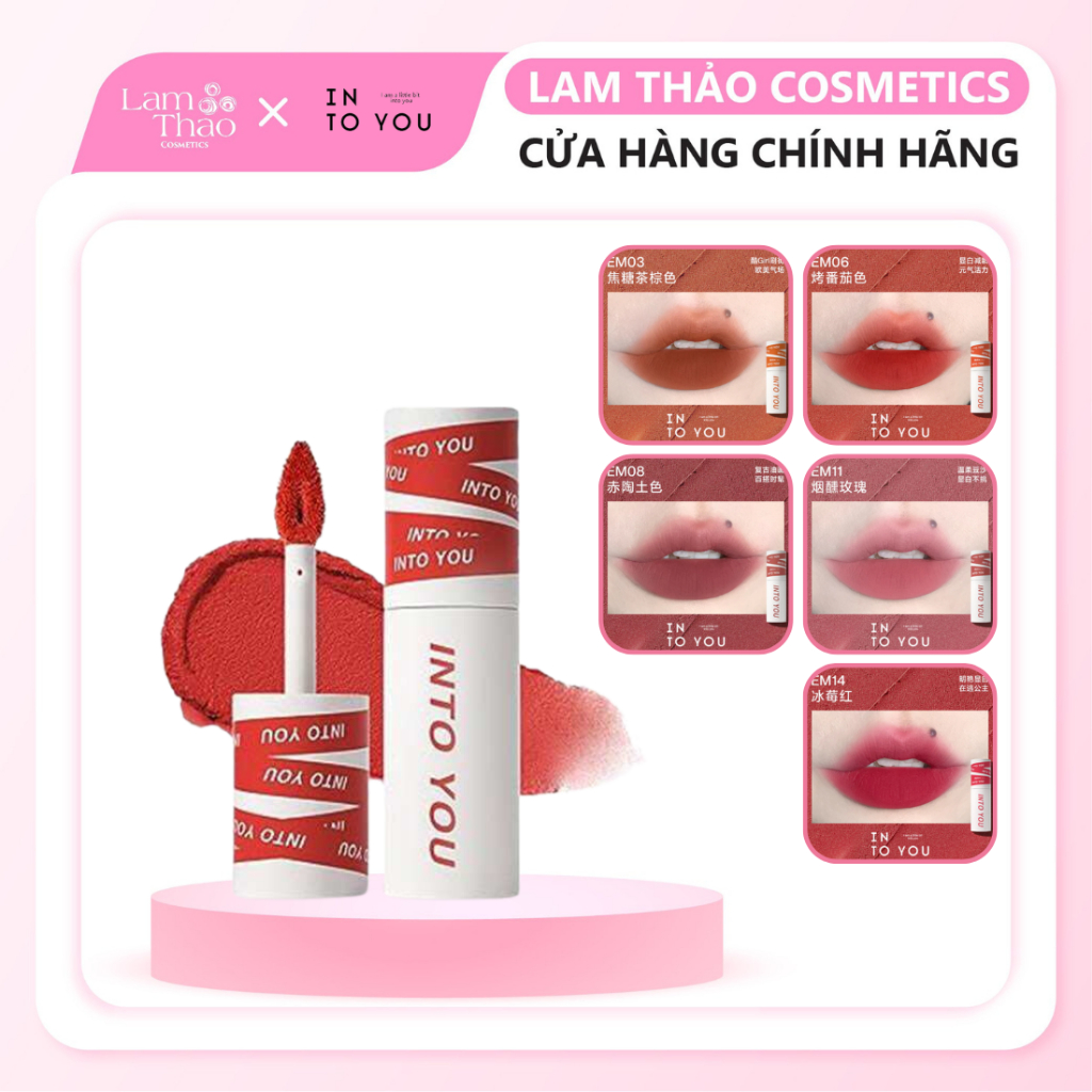 Son Bùn Into You Shero Super Matte Lip & Cheek Mud | Shopee Việt Nam
