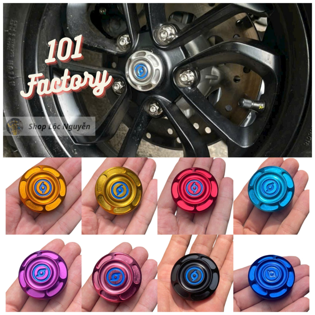 Chụp mâm 101 Factory lắp cho full dòng vespa | Shopee Việt Nam