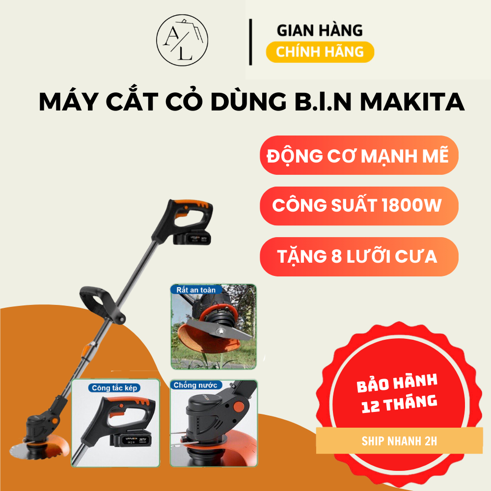 Máy cắt cỏ pin cầm tay máy cắt cỏ mini dùng b.i.n MAKITA 118V b.i.n ...