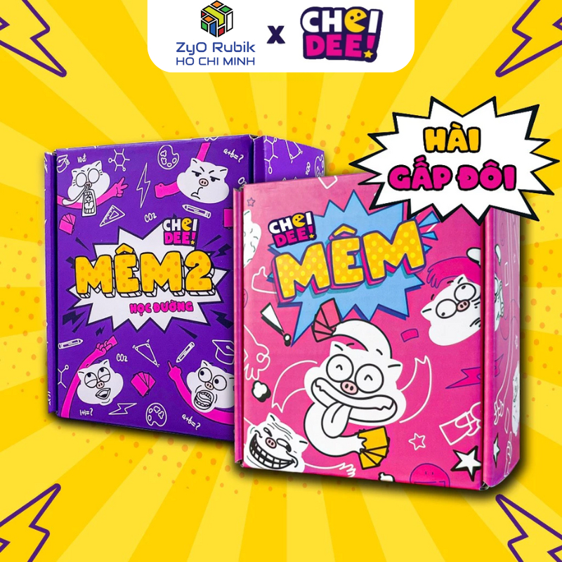 Bộ bài Meme MÊM2/ MÊM HỌC ĐƯỜNG 120 lá chơi vui quên lối về, Boardgames hài hước cười xỉu - ZyO ...