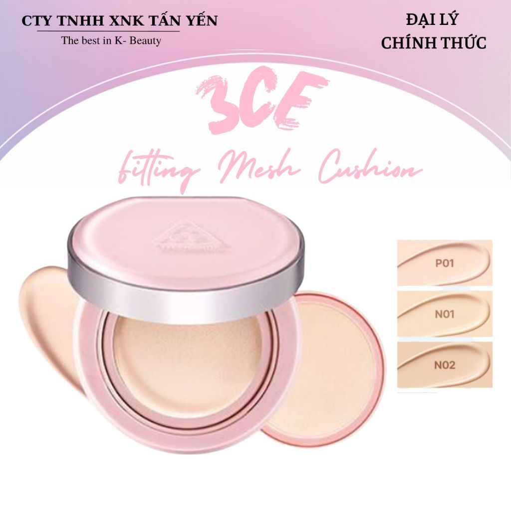 [Kèm Lõi] Phấn Nước 3CE Fitting Mesh Cushion 11g | Shopee Việt Nam