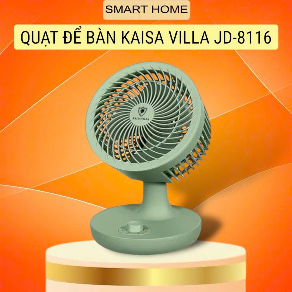 Quạt Để Bàn Kaisa Villa JD-8116 Cắm Điện, Quạt mini 3 Tốc Độ Gió, Bảo ...