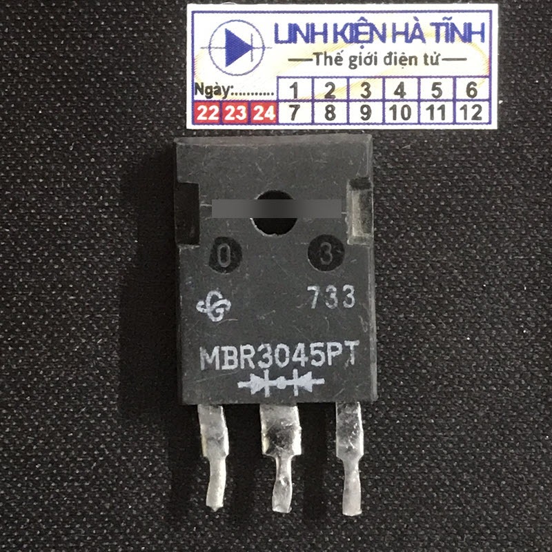 MBR3045PT SBL3045PT Diode Schottky 30A 45V TO-247 (Tháo Máy) | Shopee ...