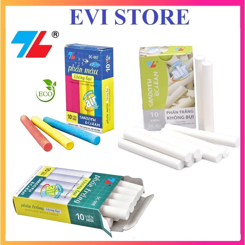Phấn không bụi Thiên Long DC-02 / DC-007 / DC-008 - Phấn viết bảng DC02 / DC007 / DC008 | Shopee ...