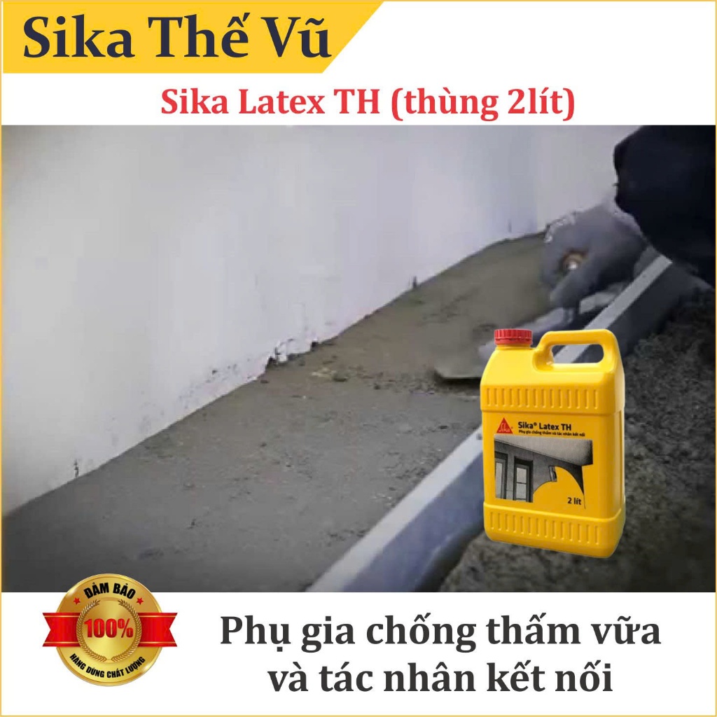 Sika - Phụ gia chống thấm - Sikalatex TH (Thùng 2 lít) SIKA THẾ VŨ | Shopee Việt Nam