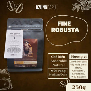 Cà phê Fine Robusta vụ 2025 - Sơ chế Anaerobic Natural - gói 250g - DzungCapu Specialty Coffee ...
