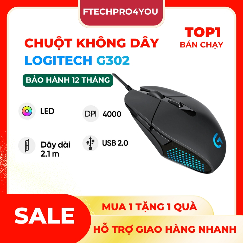 Chuột không dây gaming G302 giá rẻ cho laptop và máy bàn - Phù hợp văn phòng và chơi game.Lion ...