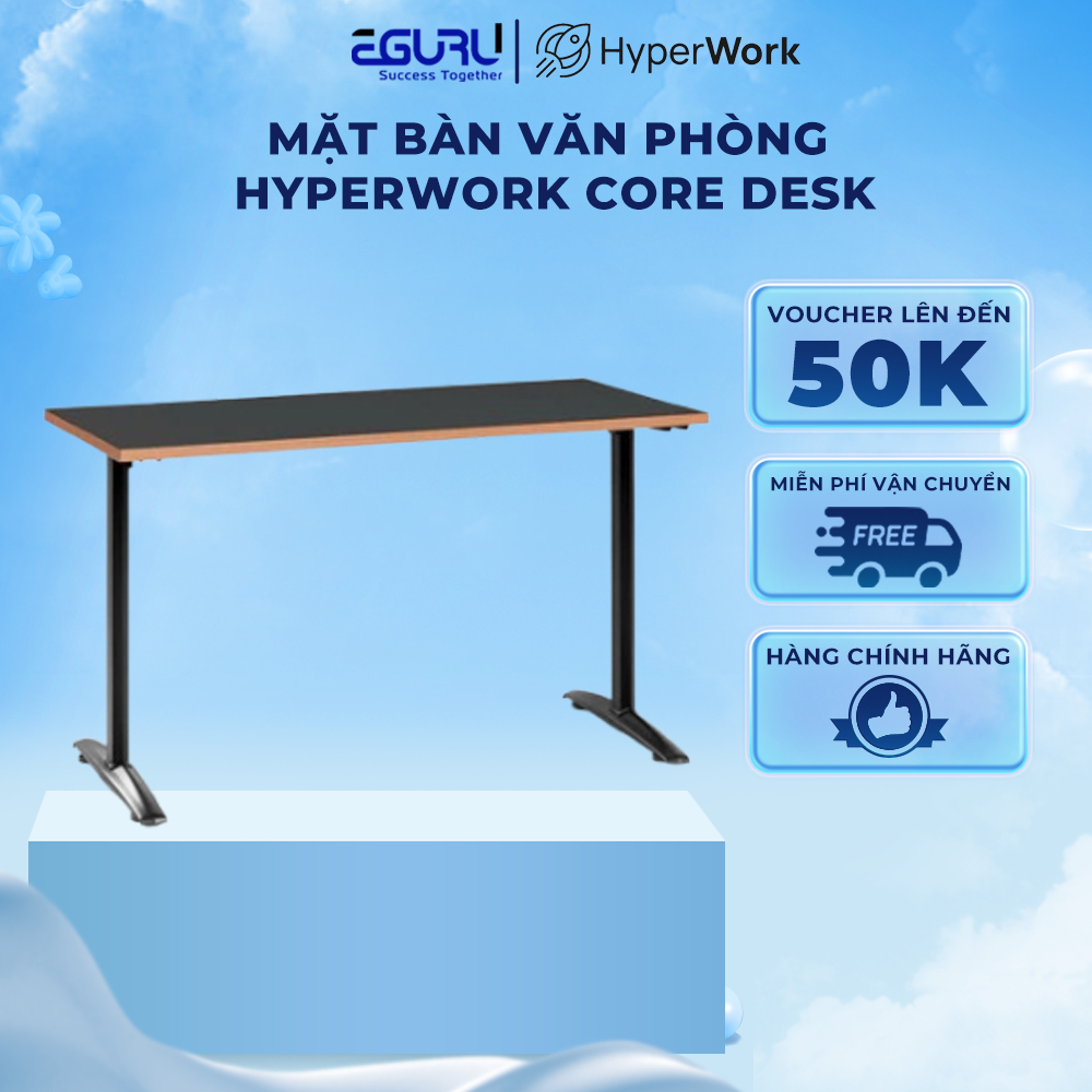 Mặt bàn văn phòng HyperWork Core Desk (Chưa bao gồm chân) - Hàng chính ...