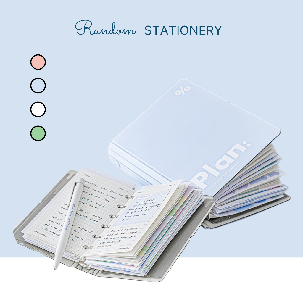 Binder A6/A7 Planwith POCKET Sổ Còng Kim Loại Nhiều Ngăn Giấy Dày Không Lem, Sổ Còng Mini Thay ...