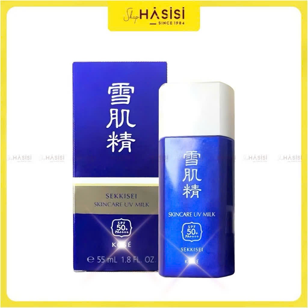 Chống Nắng Dạng Sữa SEKKISEI SKINCARE UV MILK SPF50+/PA++++ 55ml | Shopee Việt Nam