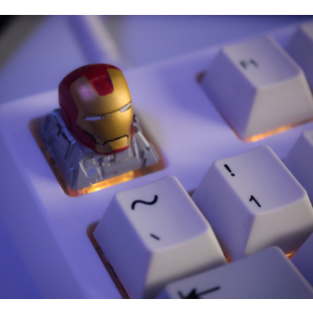 Keycap Marvel | Iron man | BKsmart | Keycap Bàn Phím Cơ | Phụ kiện bàn ...