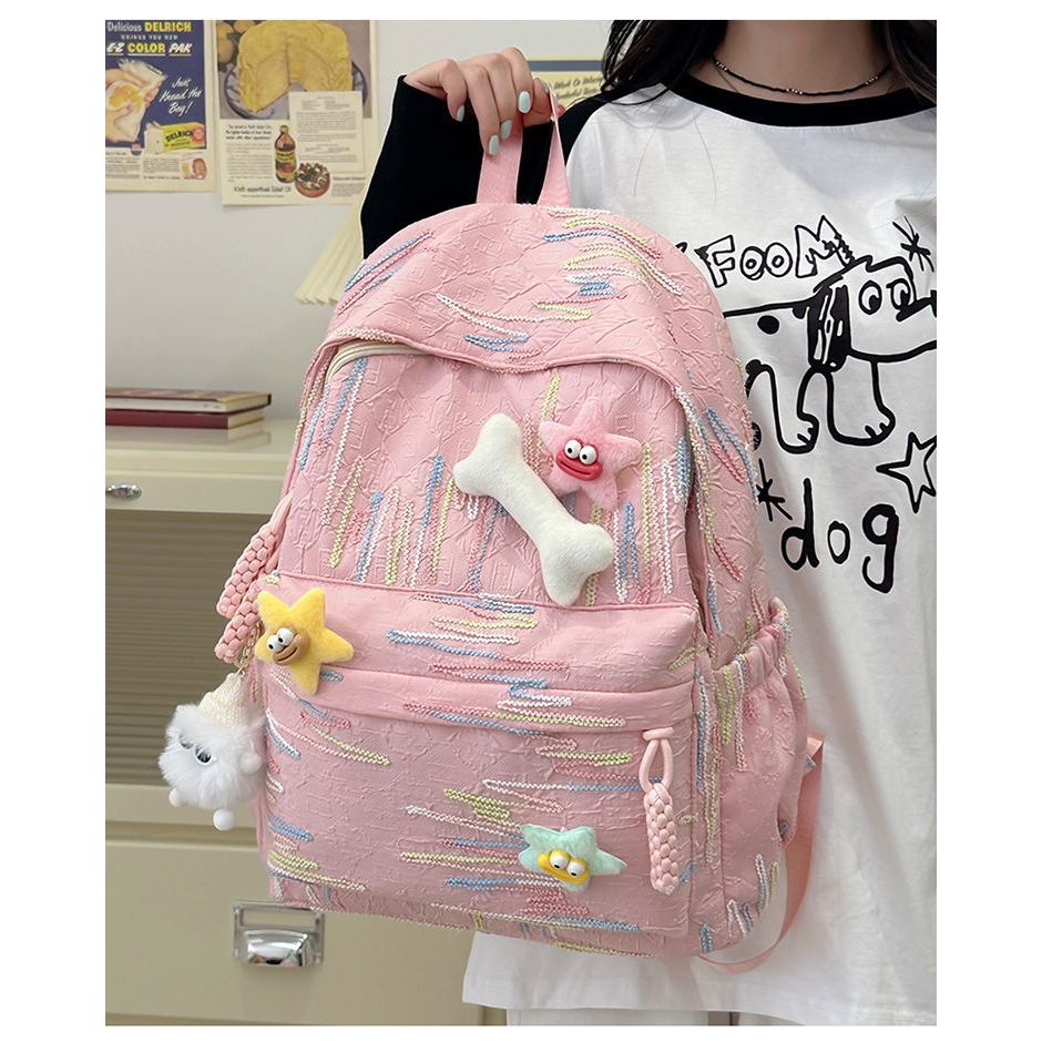 Balo nữ cho học sinh cấp 2, 3 đi học đi chơi cực cute, balo ulzzang Hàn ...