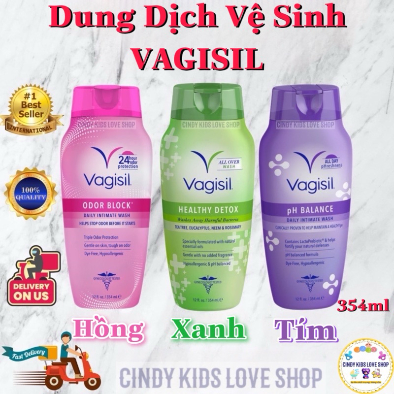 DUNG DỊCH VỆ SINH VAGISIL 354ml | Shopee Việt Nam