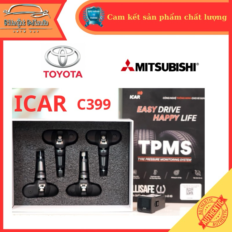 Cảm Biến Áp Suất Lốp Icar C399 Lắp Lỗ Chờ Dành Riêng Cho Toyota 2023 ...